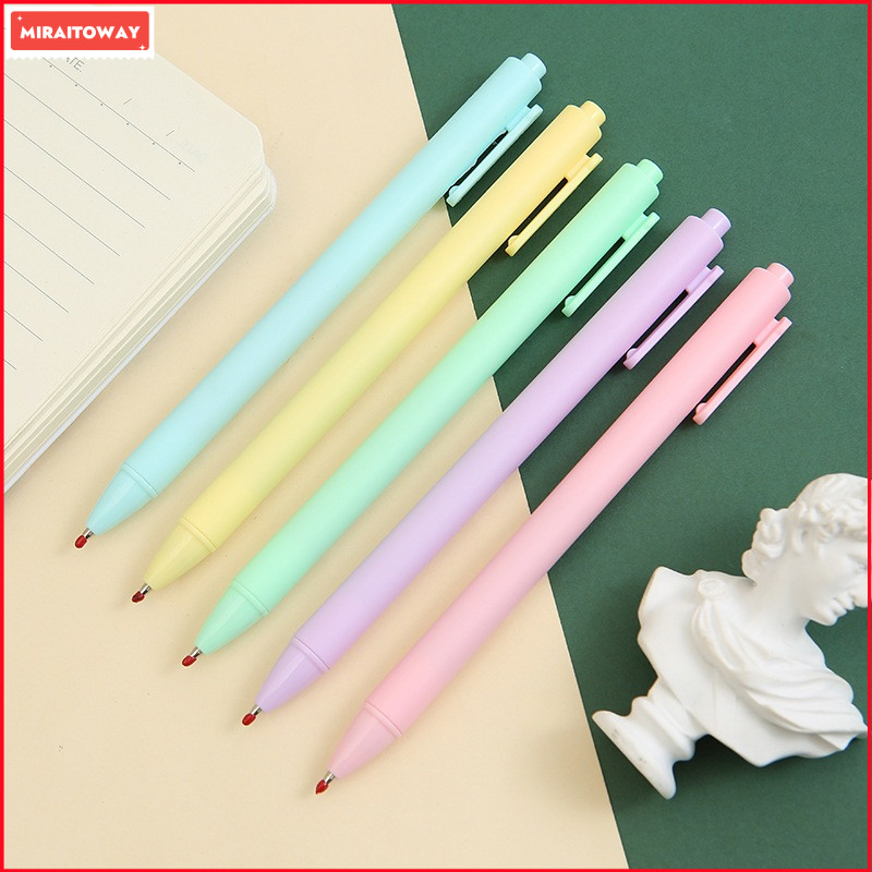 【⚡MT】0.5mm Click Gel Pen Creative Candy Color Learning Office ...