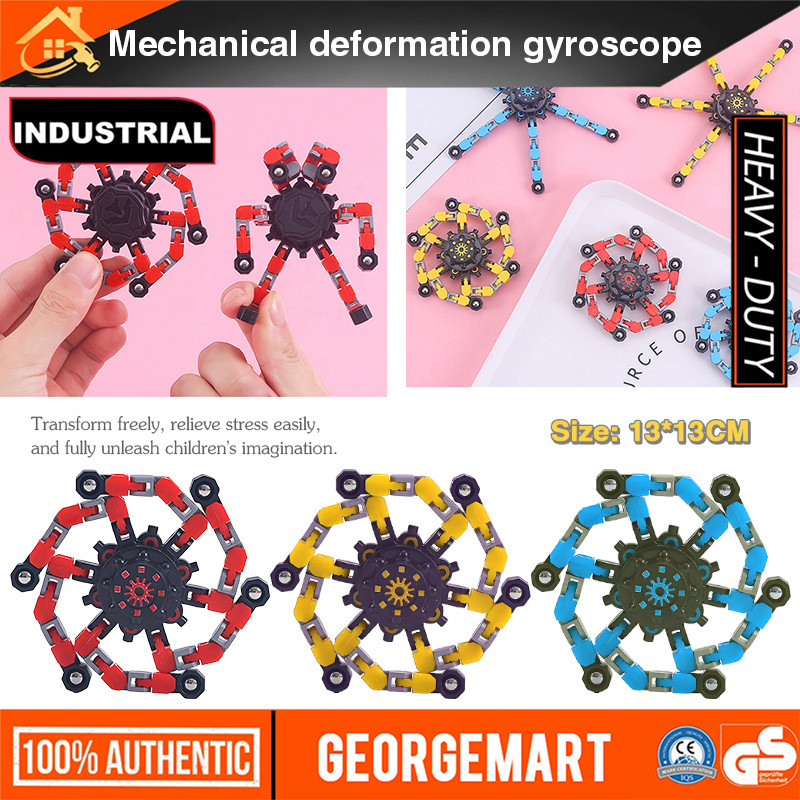 DIY Fingertip Spinner Fidget Spinning Top Toy Chain Mechanical ...