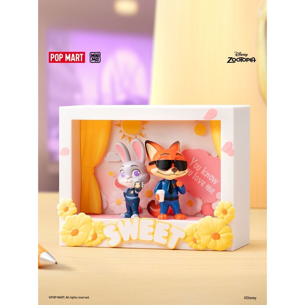 Genuine POPMART Disney Zootopia Highlight Time Series Scene figurine ...