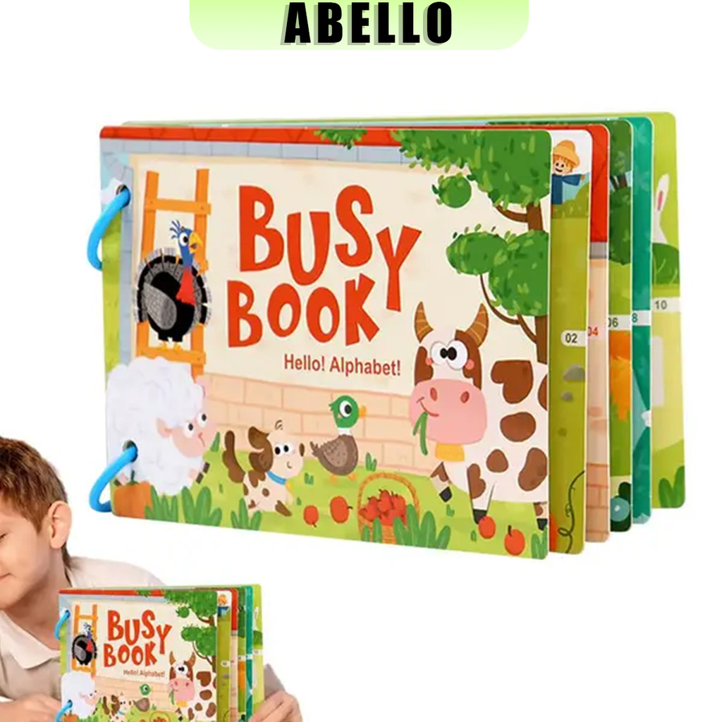 Sticker Educational Busy Book for Toddlers Sticker Book for Kids Quiet ...