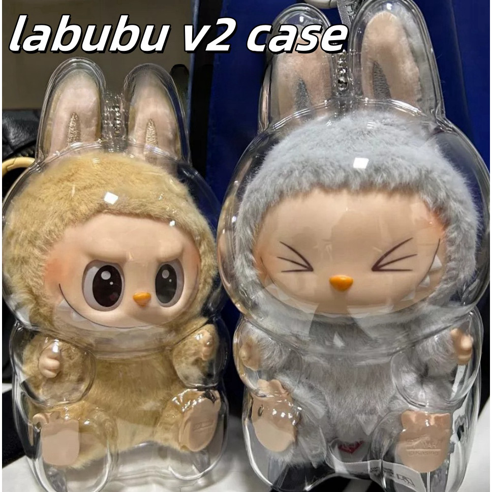 Labubu V2 Protective Acrylic Case,Transparent Organizer Box, Dust ...
