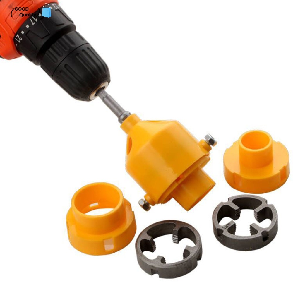 PVC Pipe Threader Kit with /2In 3/4 In Inch Dies Pipe Threader Pipe ...