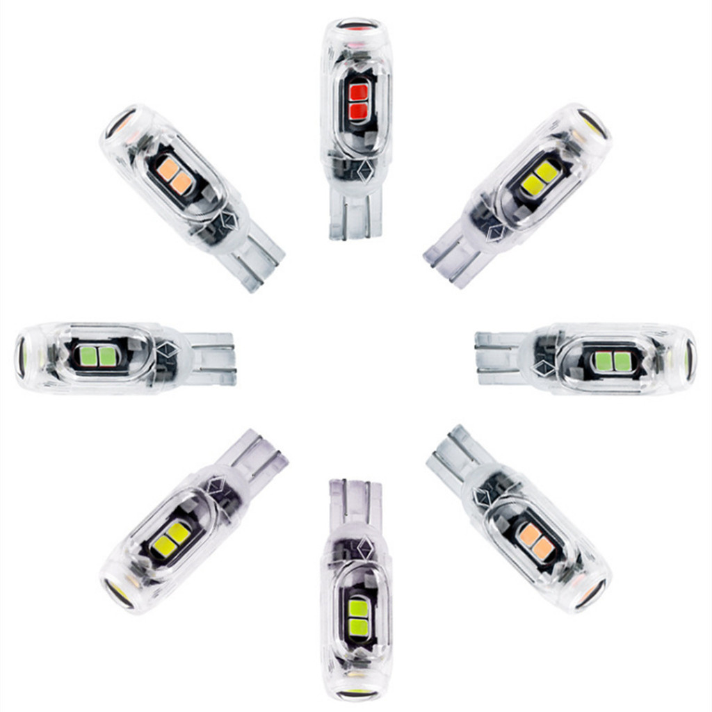 5s High Brightness LED Motorcycle Light Flash Lens Car T10 Led Bulb ...