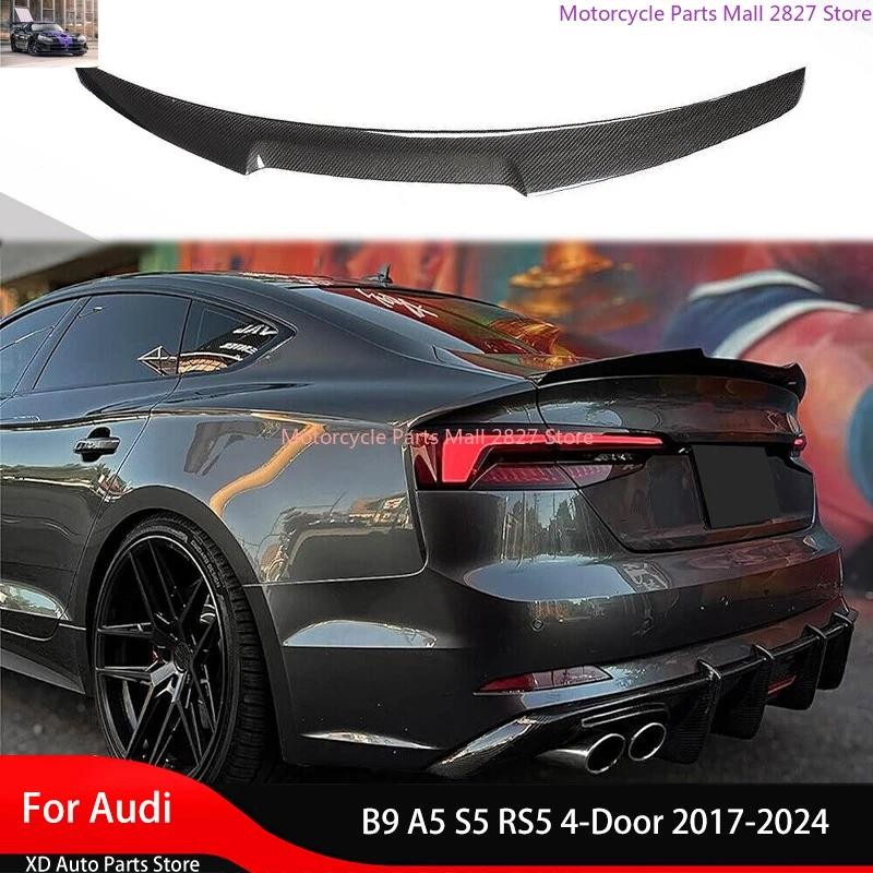 For Audi B9 A5 S5 Rs5 4 Door 2017 2024 Rear Trunk Spoiler Wing Trunk