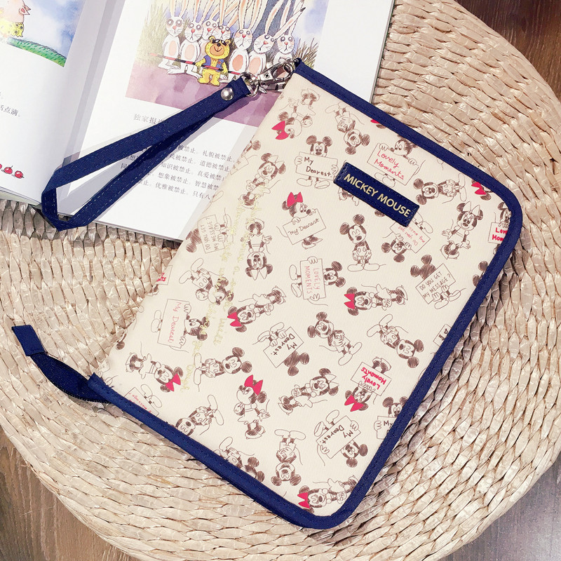 Mickey Minnie Mother Child Handbook Bag Document Bag Birth Certificate ...