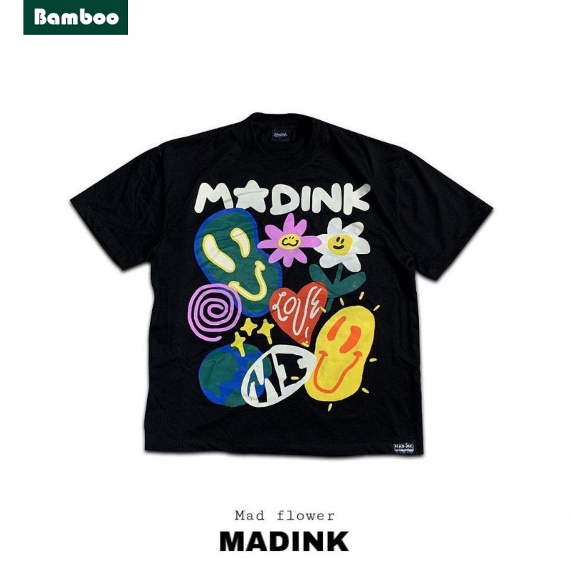 MAD INK "MAD FLOWER" TEE PLUS SIZE Unisex tshirt oversized tshirt for ...