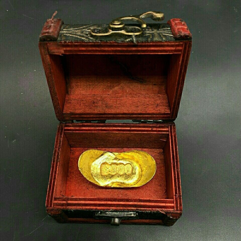 Ancient Coin Collection Daqing Gold Ingot Gold Jade Full House Gold ...