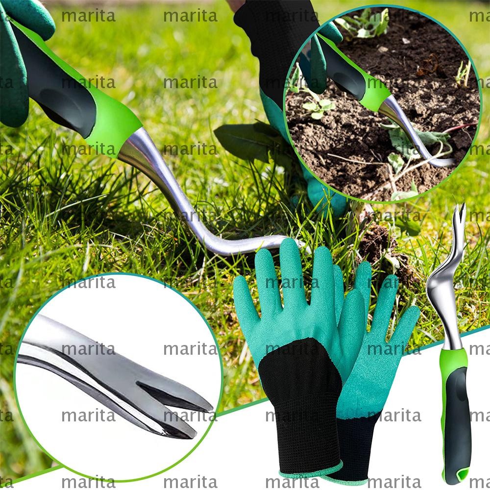 MARITA Garden Weeder Weeding Digger Hand Weeding Removal Lawn Yard ...