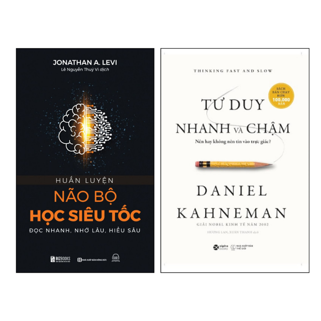 Combo of 2 books: Brain training for super fast learning + Thinking ...