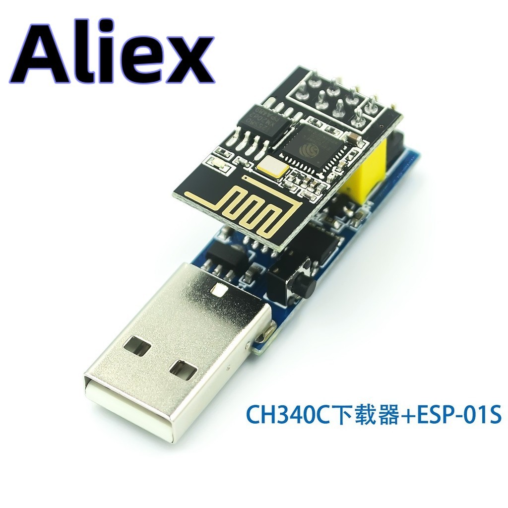 CH340C ESP PROG V1.0 WIFI Downloader ESP8266 ESP-01 ESP-01S WIFI Wireless Programmer Adapter ...