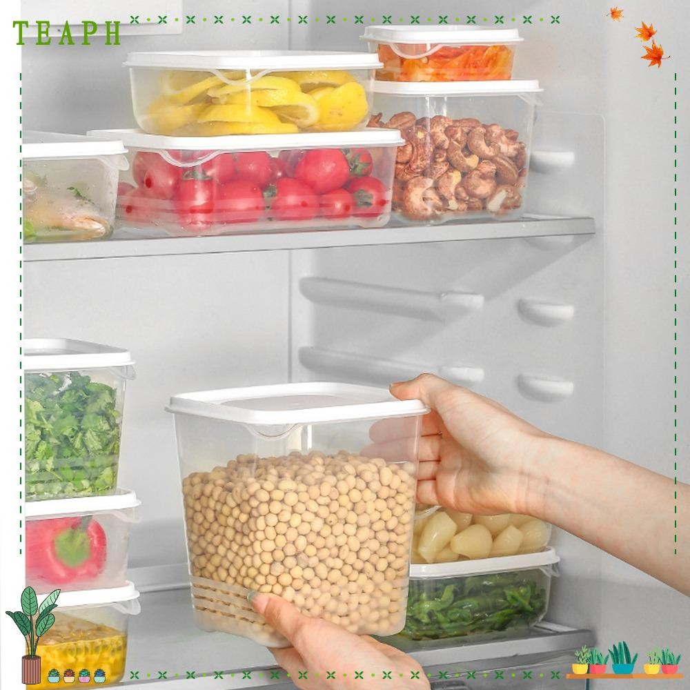 TEAPH Refrigerator Preservation Box, Transparent Sealed Split Storage ...