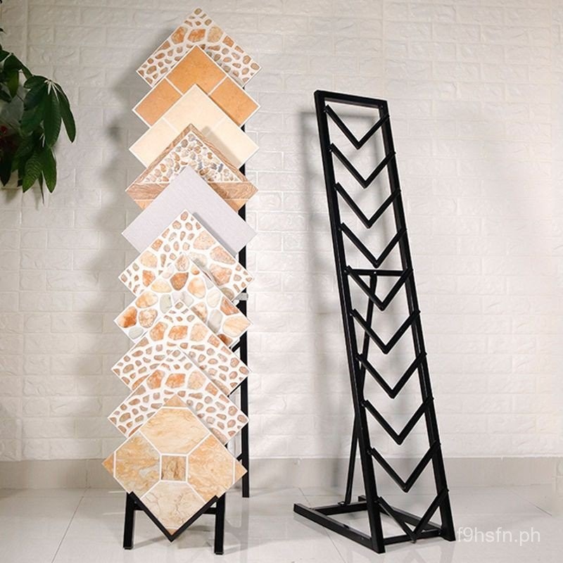 Aluminum Gusset Display Rack Porcelain Showing Stand300Small Floor Tile ...