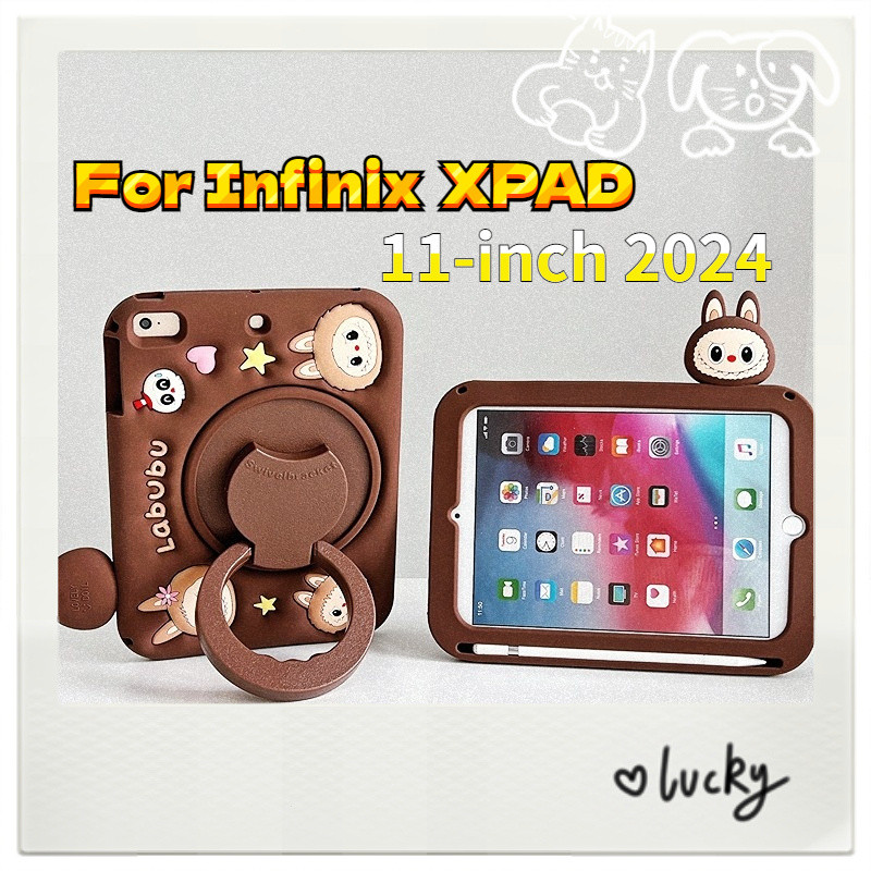 360 degree Rotating Stand Kids Safe Cute Cartoon Stitch Fashion LABUBU ...