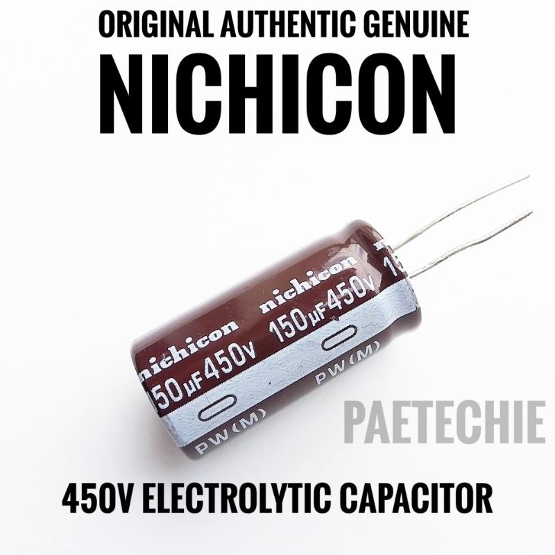 Original Nichicon 450V Electrolytic Capacitor 100uF 120uF 150uF 180uF ...