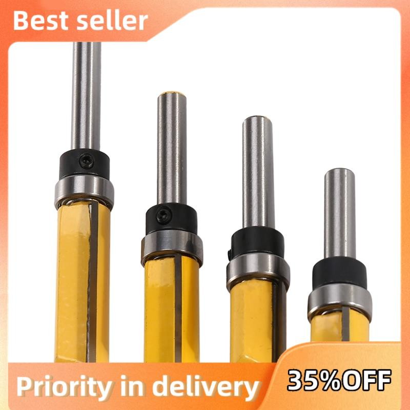 4Pcs Flush Trim Router Bits Top Bearing Router Bit 1/4 inch Shank ...