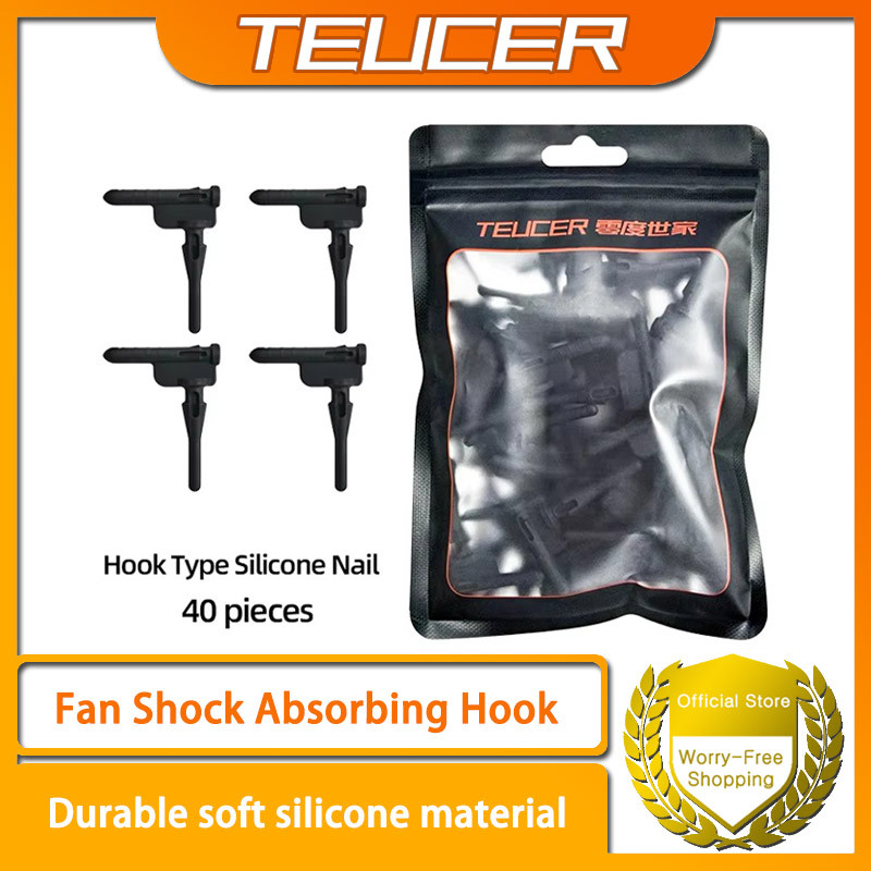 TEUCER Case Fan Mount Screws Silicone Reducing Noise Vibration Mounting ...