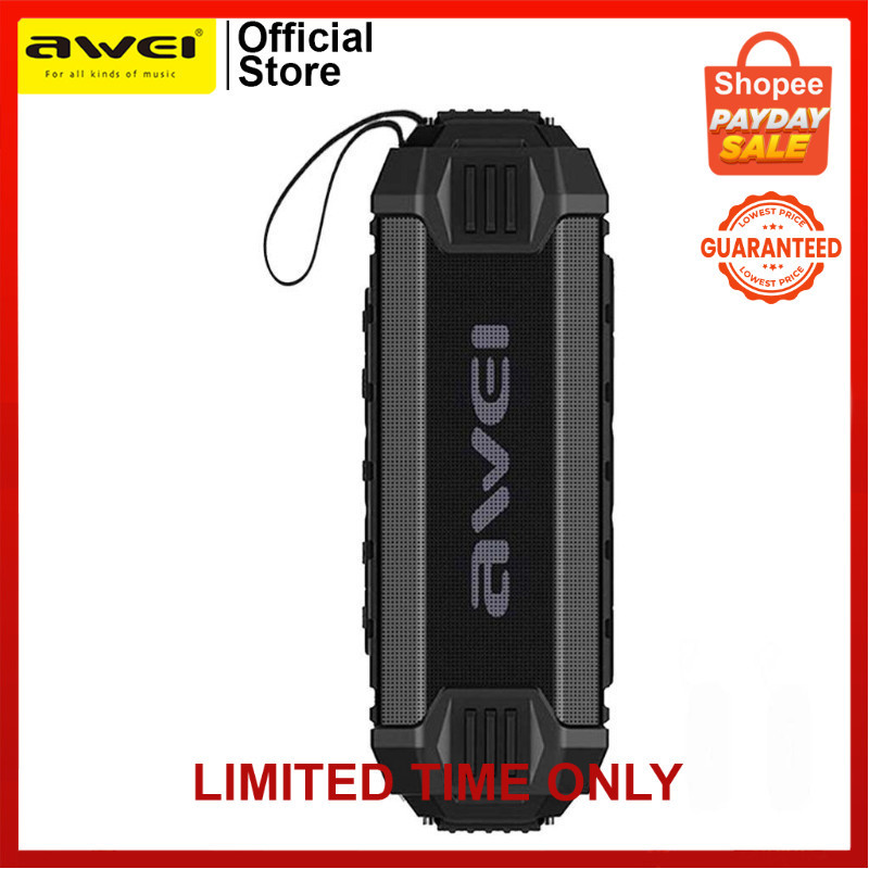 Awei Y280 Portable Speaker Wireless Speakers Dropproof Waterproof Bluetooth | Shopee Philippines