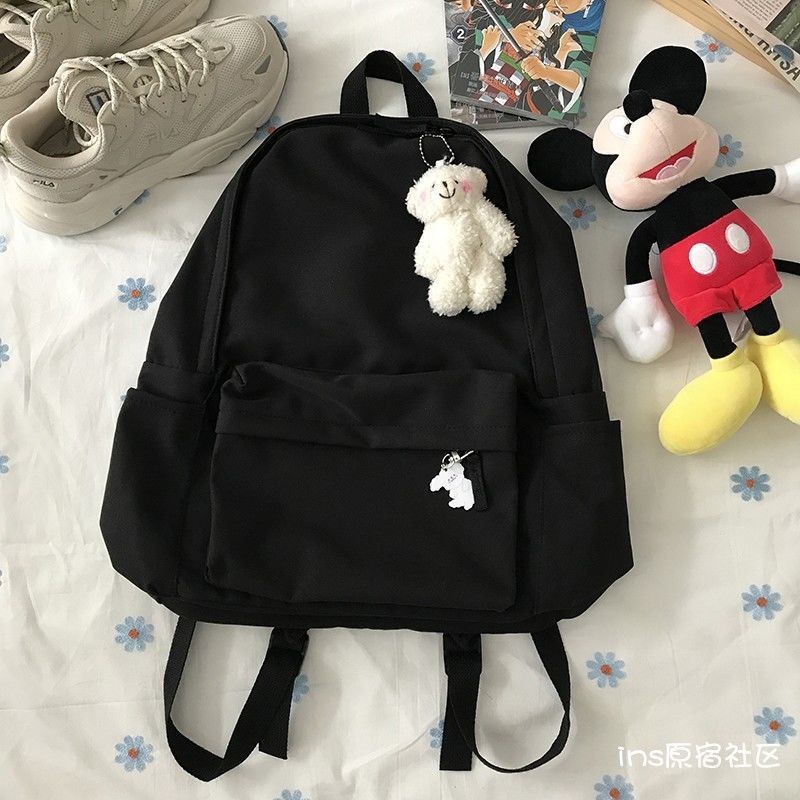 Muji Harajuku Backpack for Women ins Korean Style High School Student ...