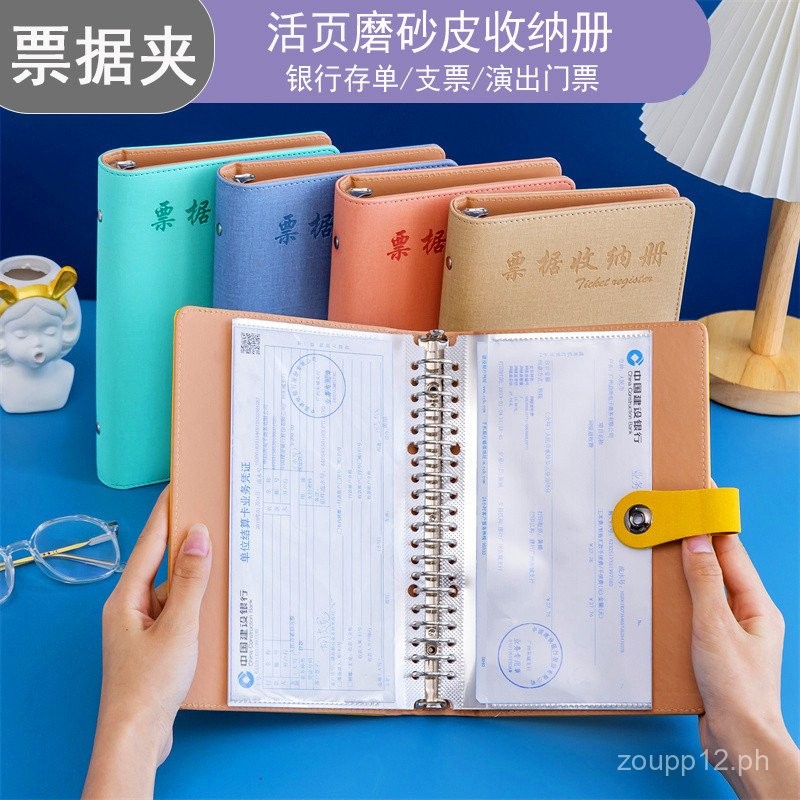 Checkbook Organizer Bank Deposit Slip Ticket Holder Multi-layer Ticket ...