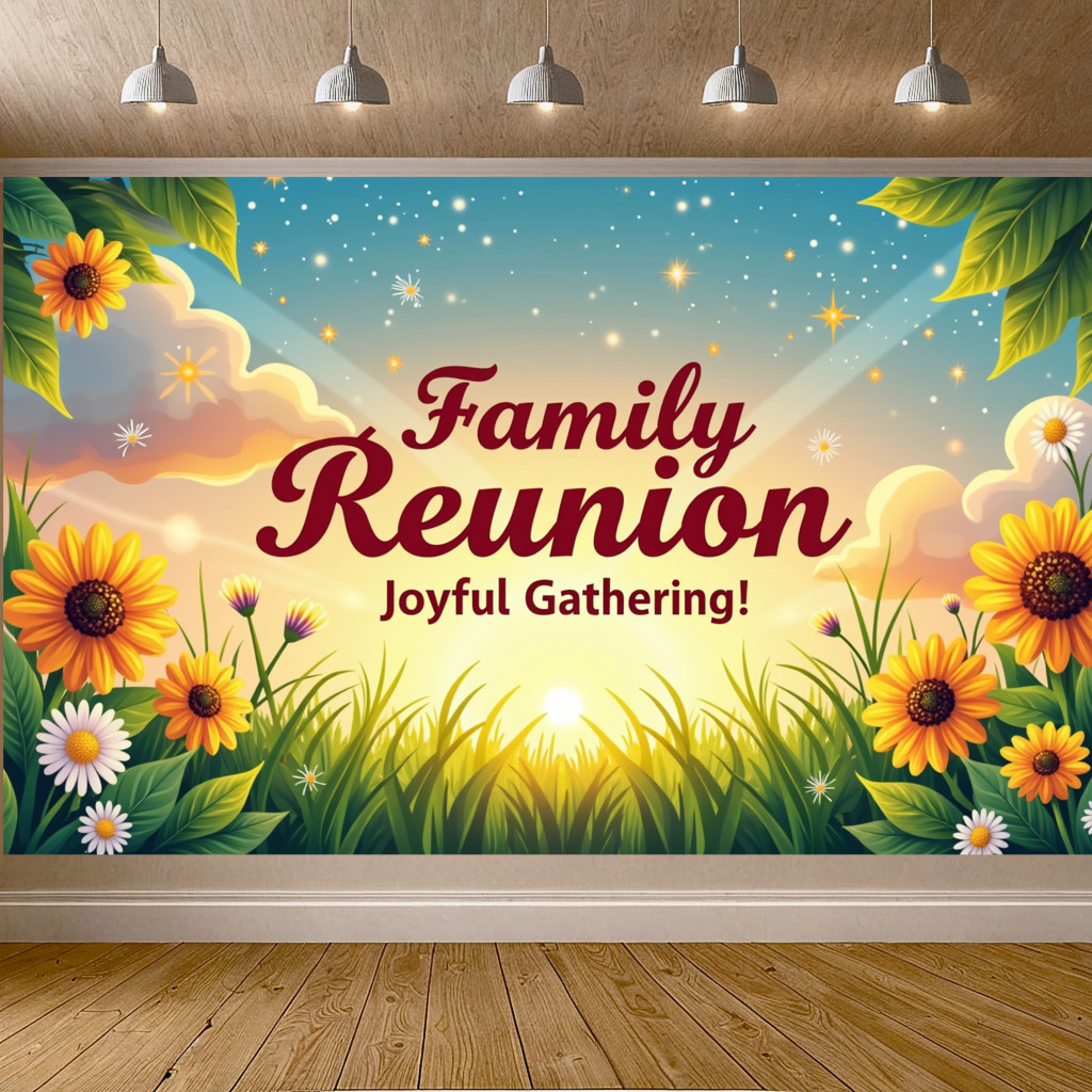 Shop family reunion background for Sale on Shopee Philippines
