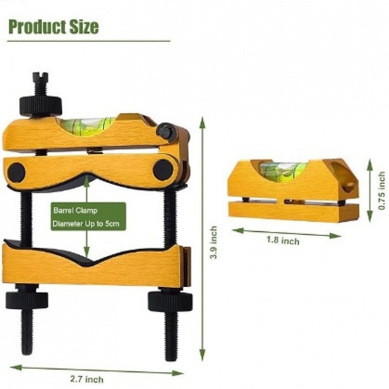 Tactical Calibration Gold Diameter Measuring Instrument Level Angle ...