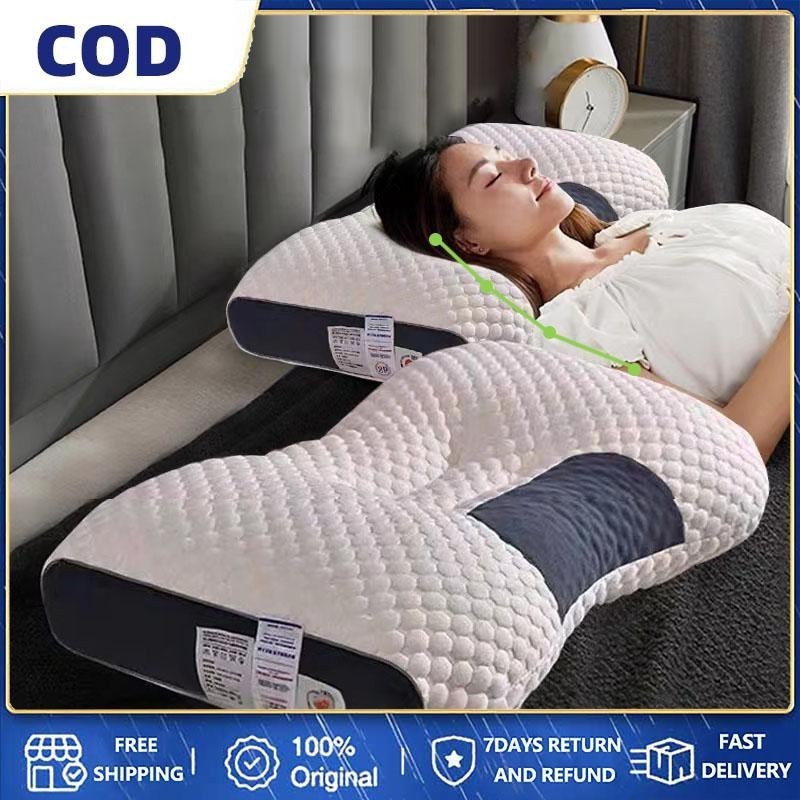 【COD】JAPAN 3D Ergonomic orthopedic pillows for adult Cervical pillows ...