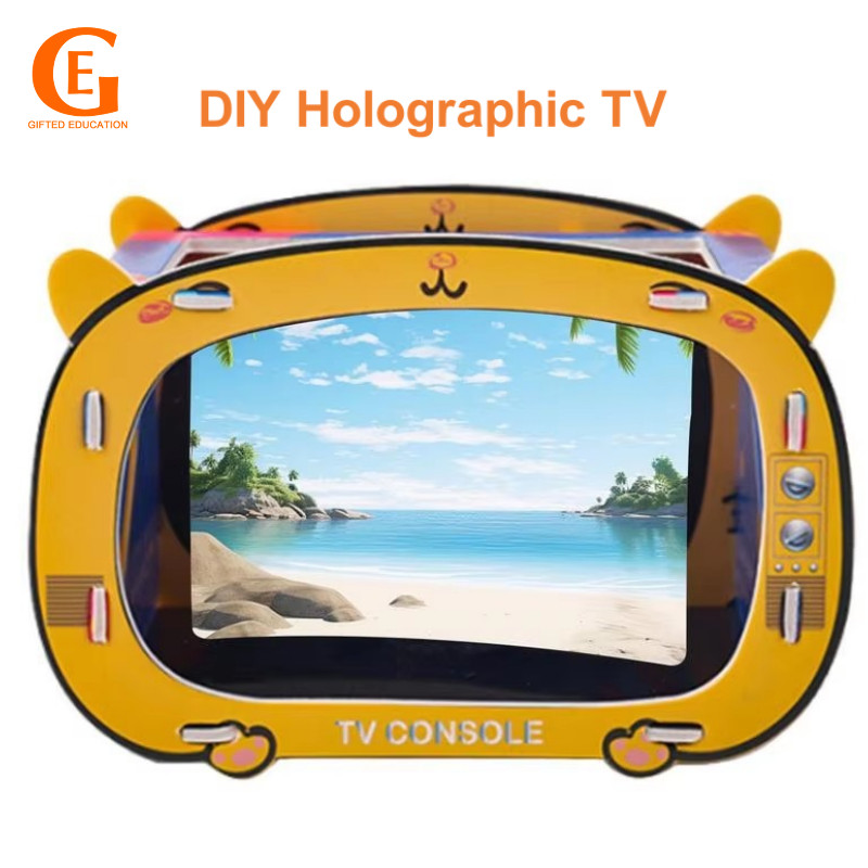 GIFTED EDUCATION DIY Holographic Projection 3D Television Science ...