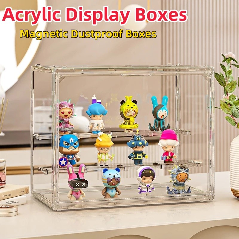 Popmart Storage Organizer Acrylic Transparent Display Case Toy ...