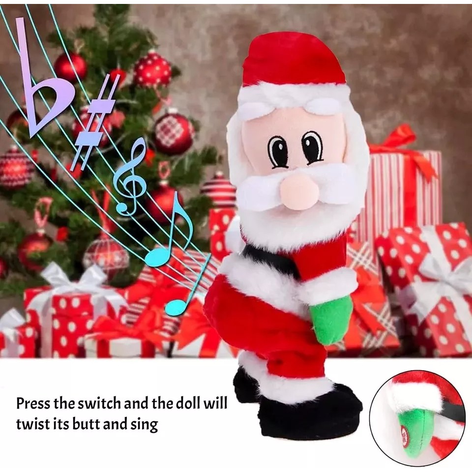 Twerking Santa Claus - Dancing Electric Christmas Stuffed Plush Doll ...