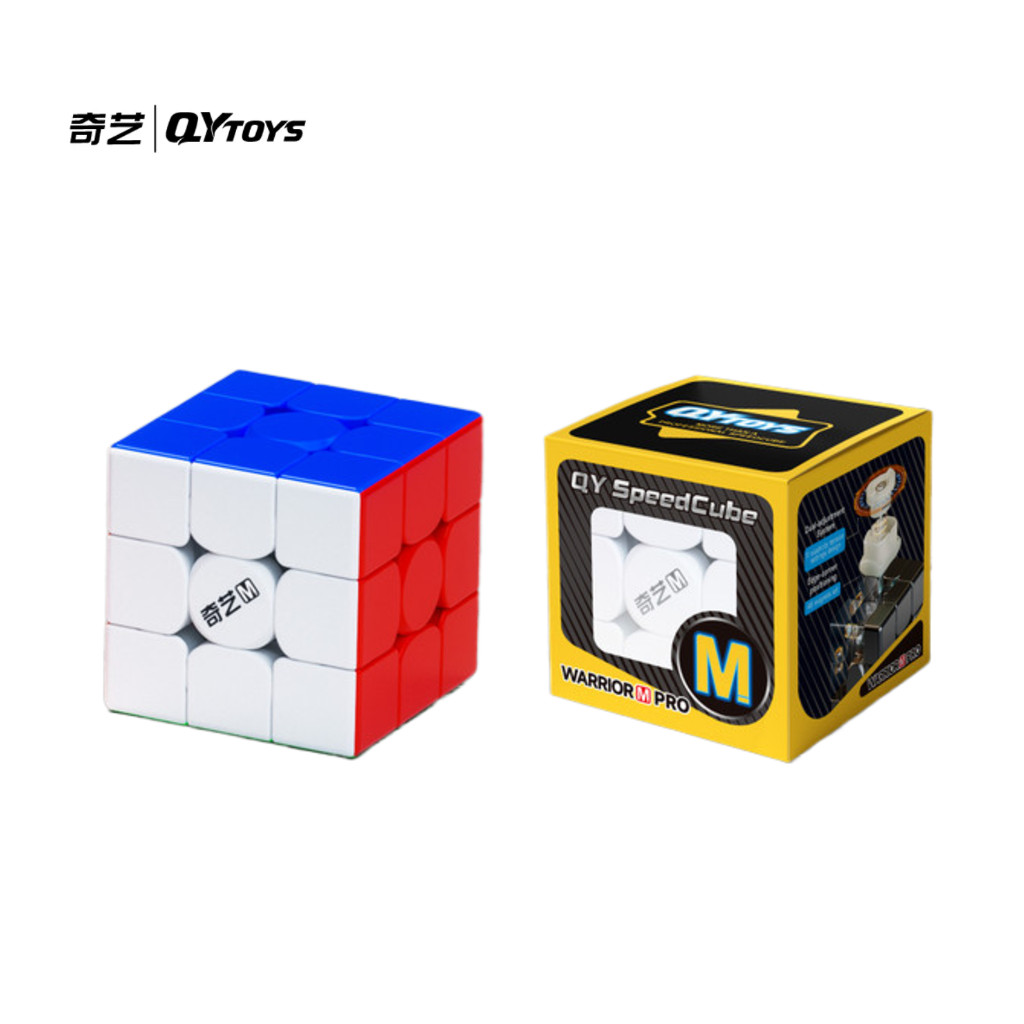 Qiyi Warrior M Pro 3x3 Magnetic Speed Cube 11-Level Adjustment 48 ...