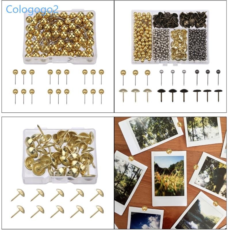 COLO Map Push Pins Decorative Map Tacks Round Head Tacks ...