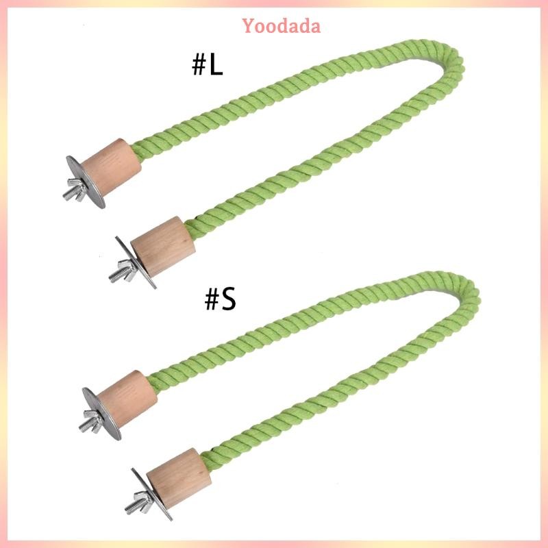 Yoo Bird Rope Perch Toy Cotton Rope Stand Climbing Toys for Small ...