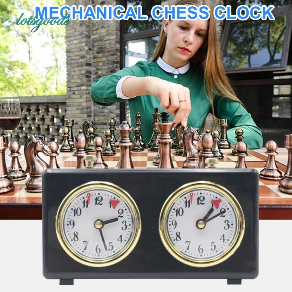 International Chess Board Game Clock Timer Plastic Analog Mechanical ...