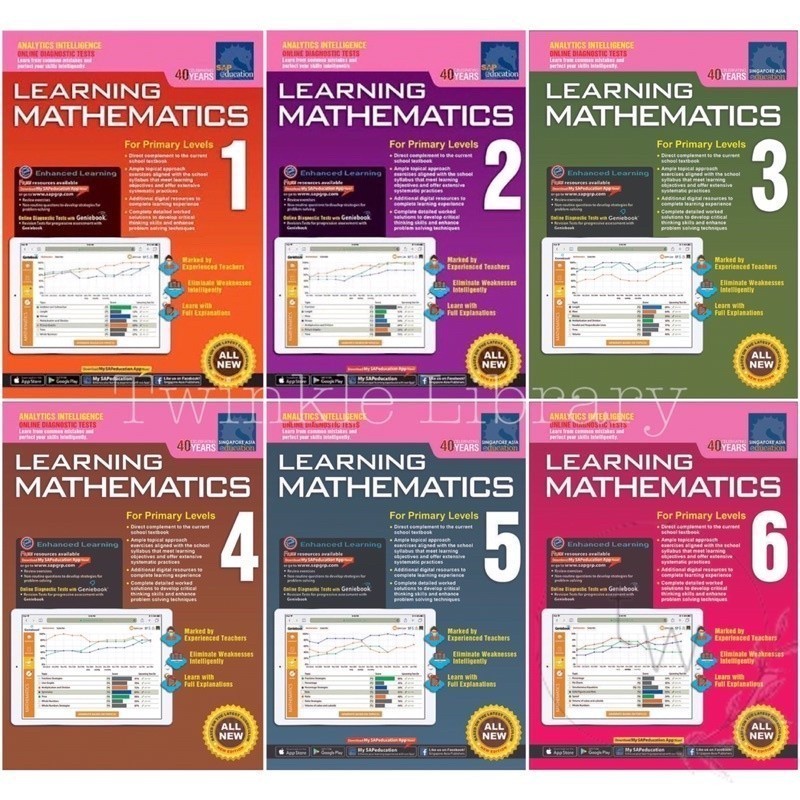 Sap Learning Mathematics PHYSICAL BOOK / Maths for Primary Levels N K1 ...