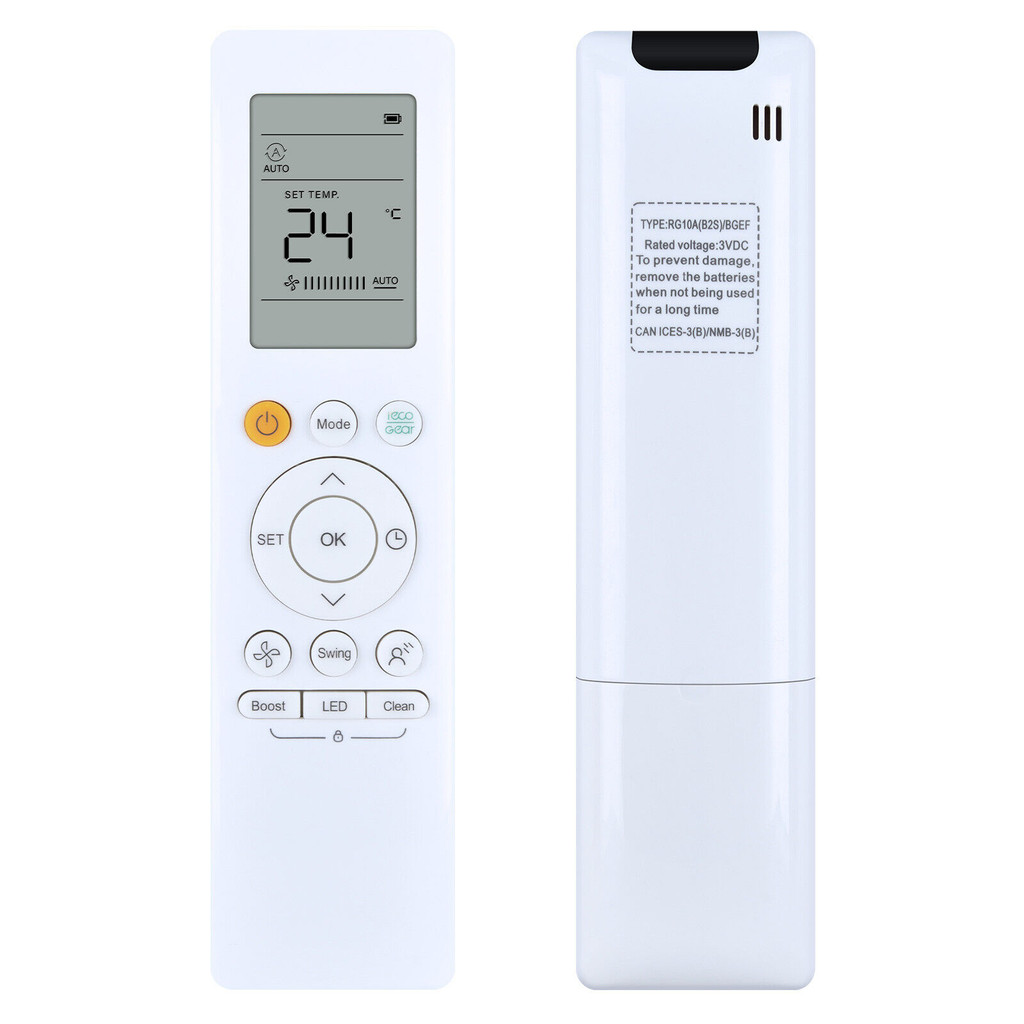 New RG10A(B2S)/BGEF For Midea Air Conditioner Remote Control RG10L1(2HS)/BGEF | Shopee Philippines