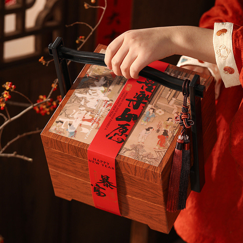 2025 New Year Gift Box Packaging High-End Chinese New Year of the Snake ...