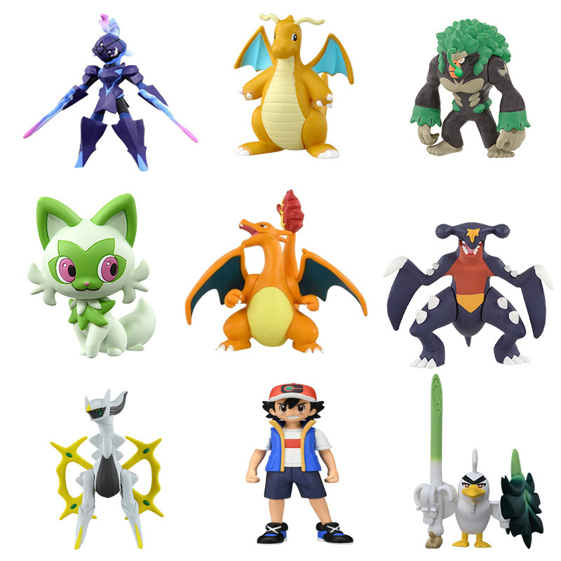 Original TOMY Pokemon Figure Gaburias Charizard Rillaboom Sirfetch'd ...