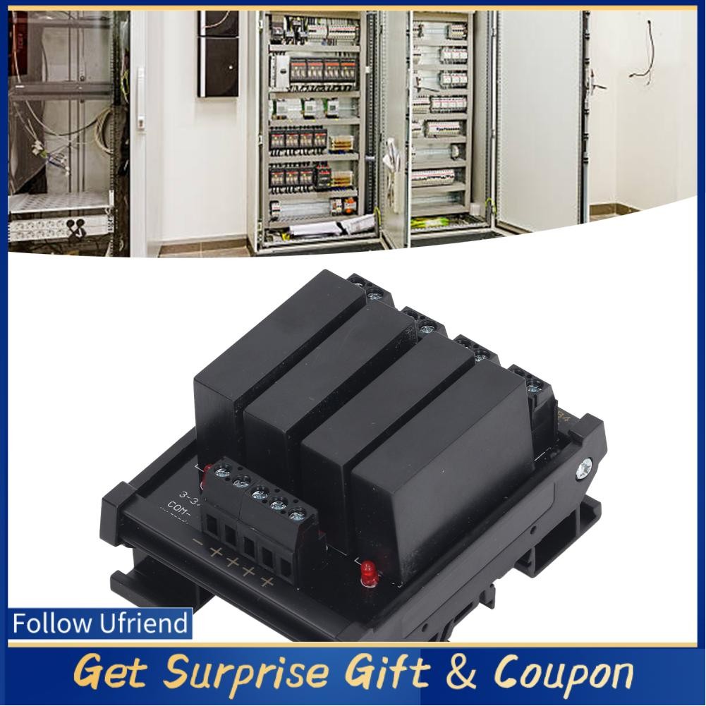 Ufriend 4P DC To Relay Module DIN Rail Solid State Common Negative ...