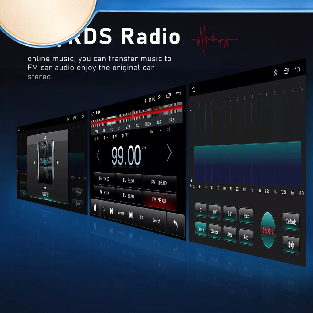 Blue Tooth Car Radio With Touchscreen Display For Modern DAB RDS HD ...