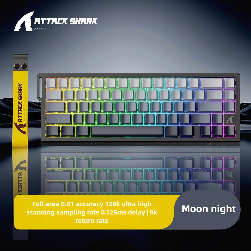 【PH STOCK】ATTACK SHARK X68HE Magnetic Switch Mechanical Keyboard Side ...
