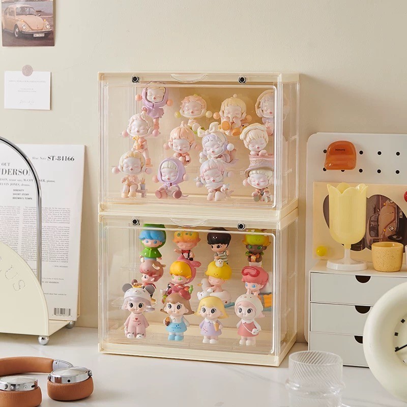 INS Style Acrylic Display Case Popmart Storage Organizer Box ...