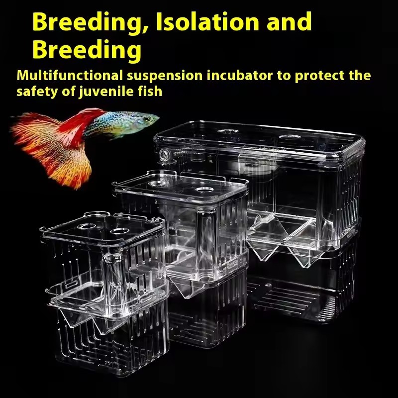Fish Breeding Box Aquarium Fish Breeding Box Baby Fish Separator For ...