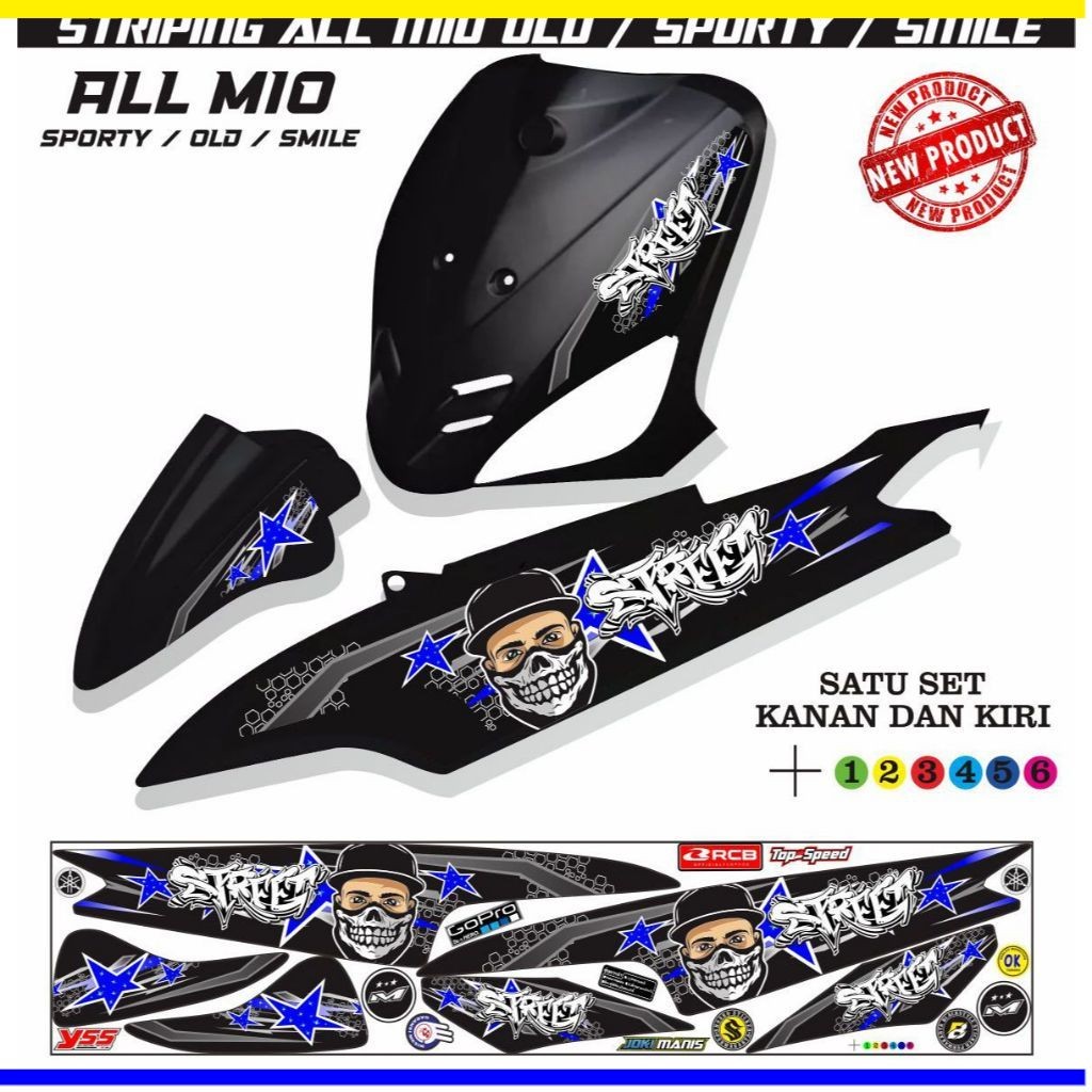 Simple VARIATIONS VARIATION STRIPING VARIATIONS MOTIF YAMAHA MOTOR MIO ...