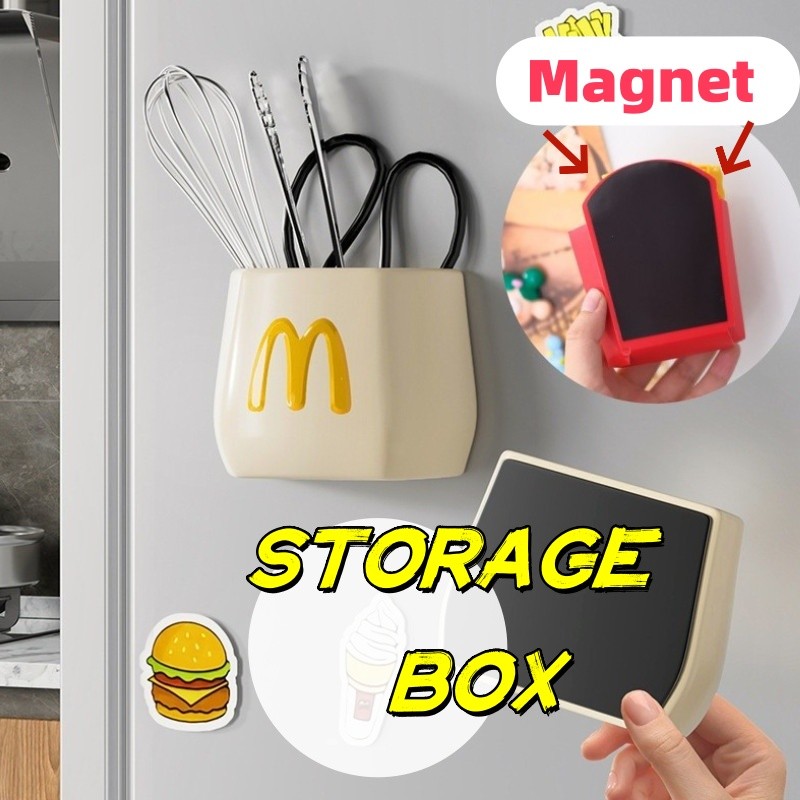 Refrigerator Magnets Storage Boxes Marker Pencil Holder Organizer ...