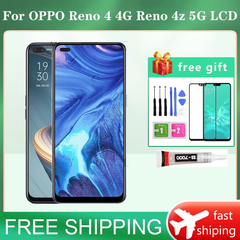 Original OPPO Reno 4 4G Reno 4z 5G LCD Display Touch Screen Replacemen ...