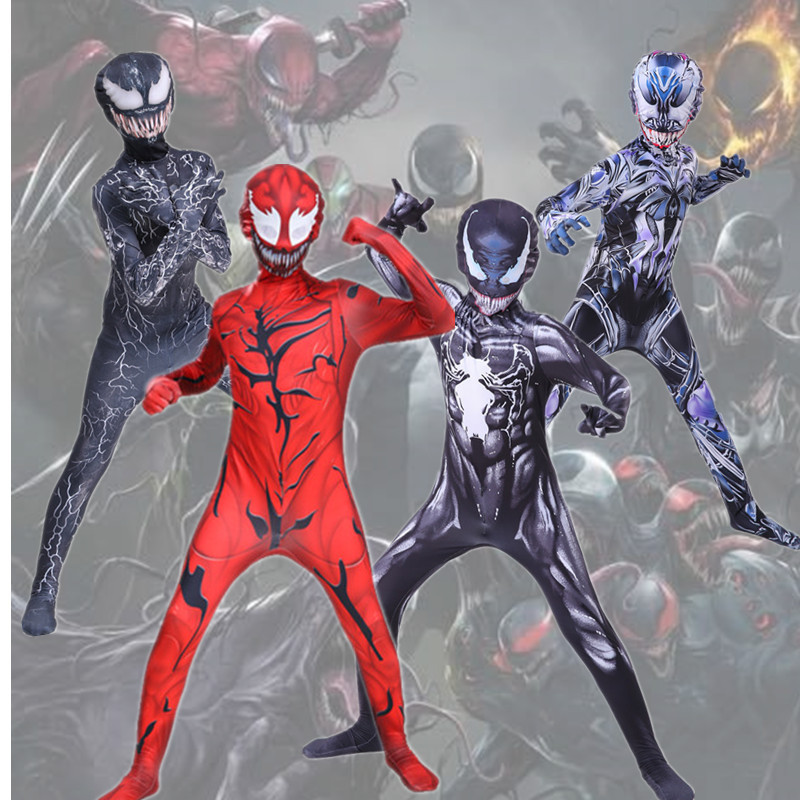 Halloween cos Venom 3 Last Dance Venom Jumpsuit Tights Super Spiderman ...