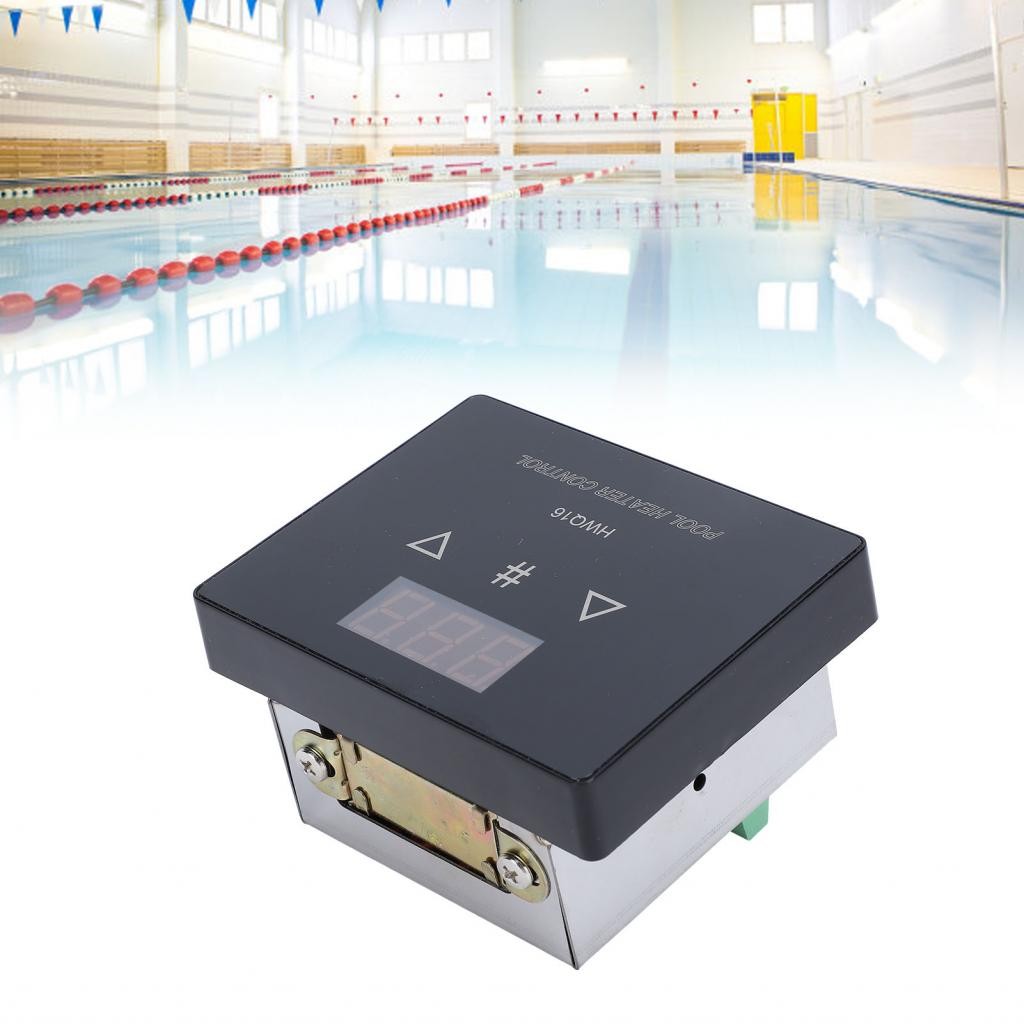 Zhenl Pool Heater Control Panel Touchscreen Electric Thermostat 220V ...