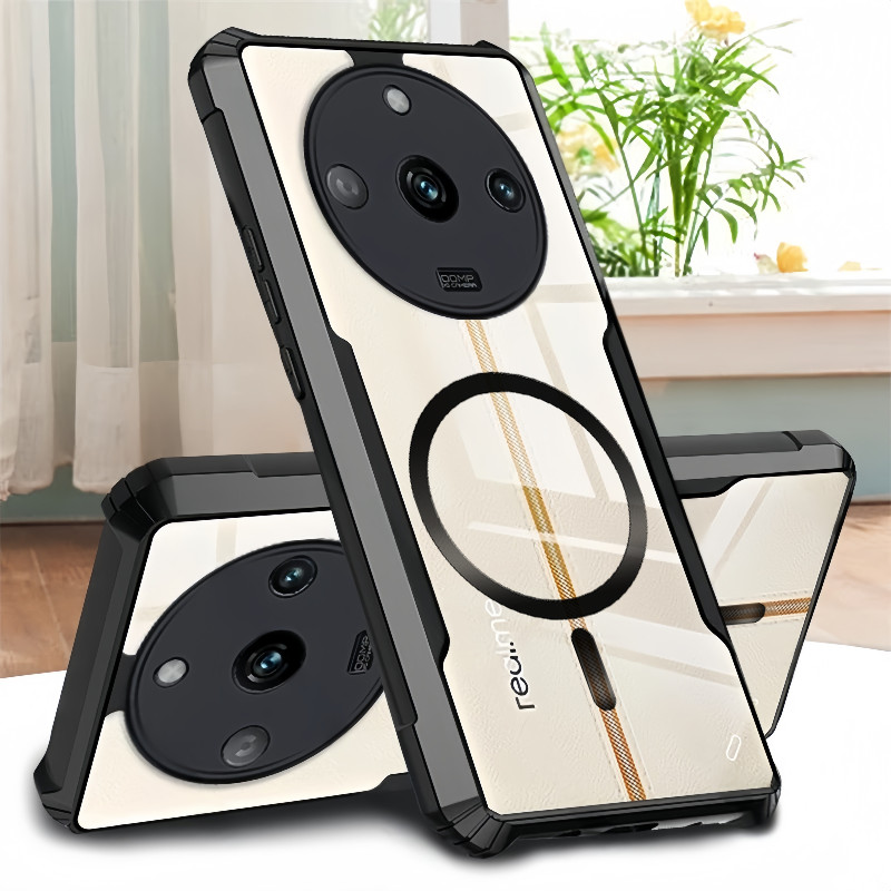 Shockproof Magnetic Heat Dissipation Phone Case Realme 12 11 Pro Plus + 12X 11X 10 9i 9 8 7i 7 ...