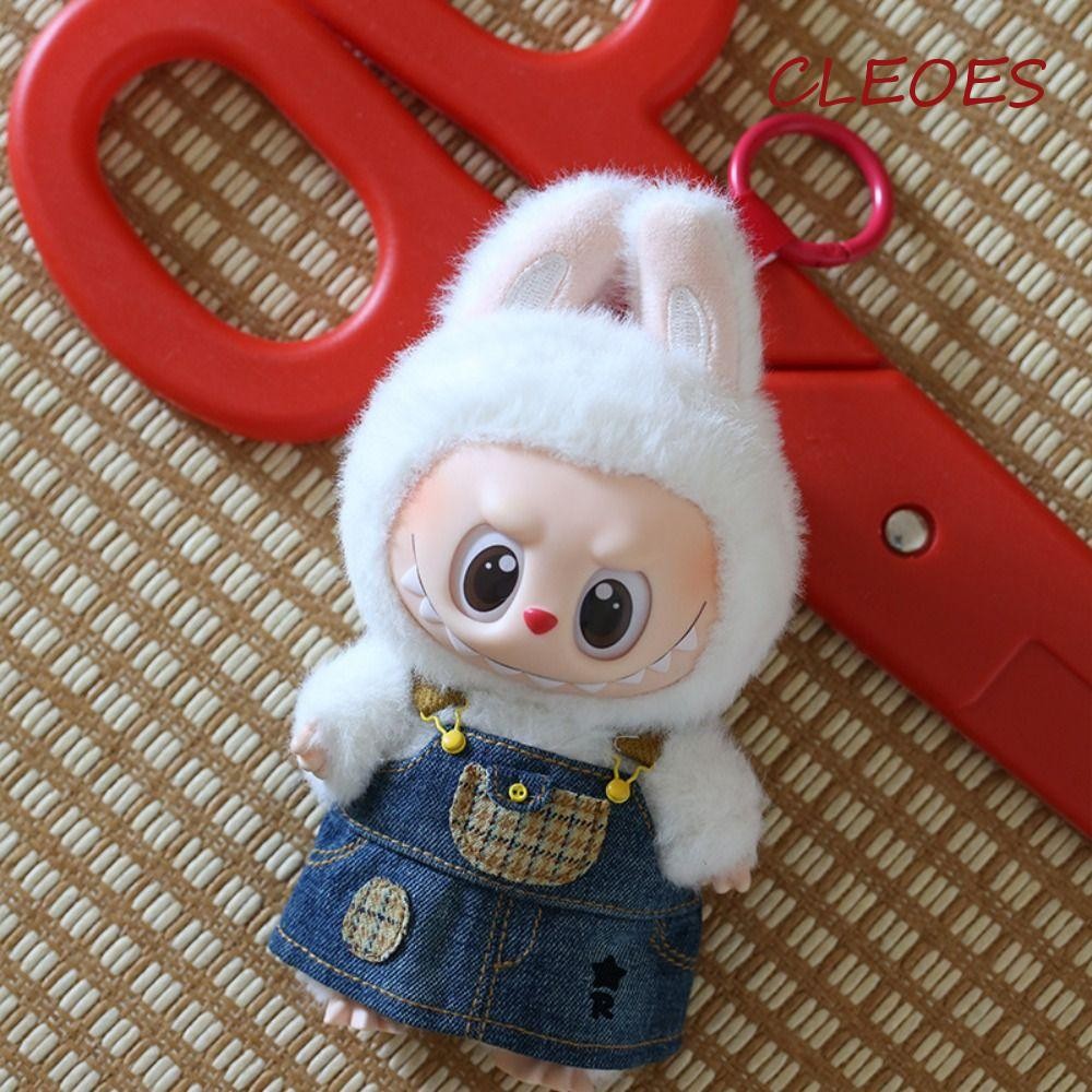 CLEOES Labubu Doll's Cloth, Handmade Dress Up Sitting Labubu Time Cloth ...