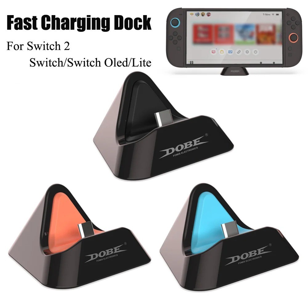 Charging Dock Stand for Nintendo Switch 2 & Switch, Game Console ...